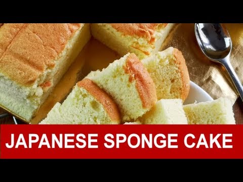 Japanese sponge cake - How to make the most cottony and bouncy cake ...