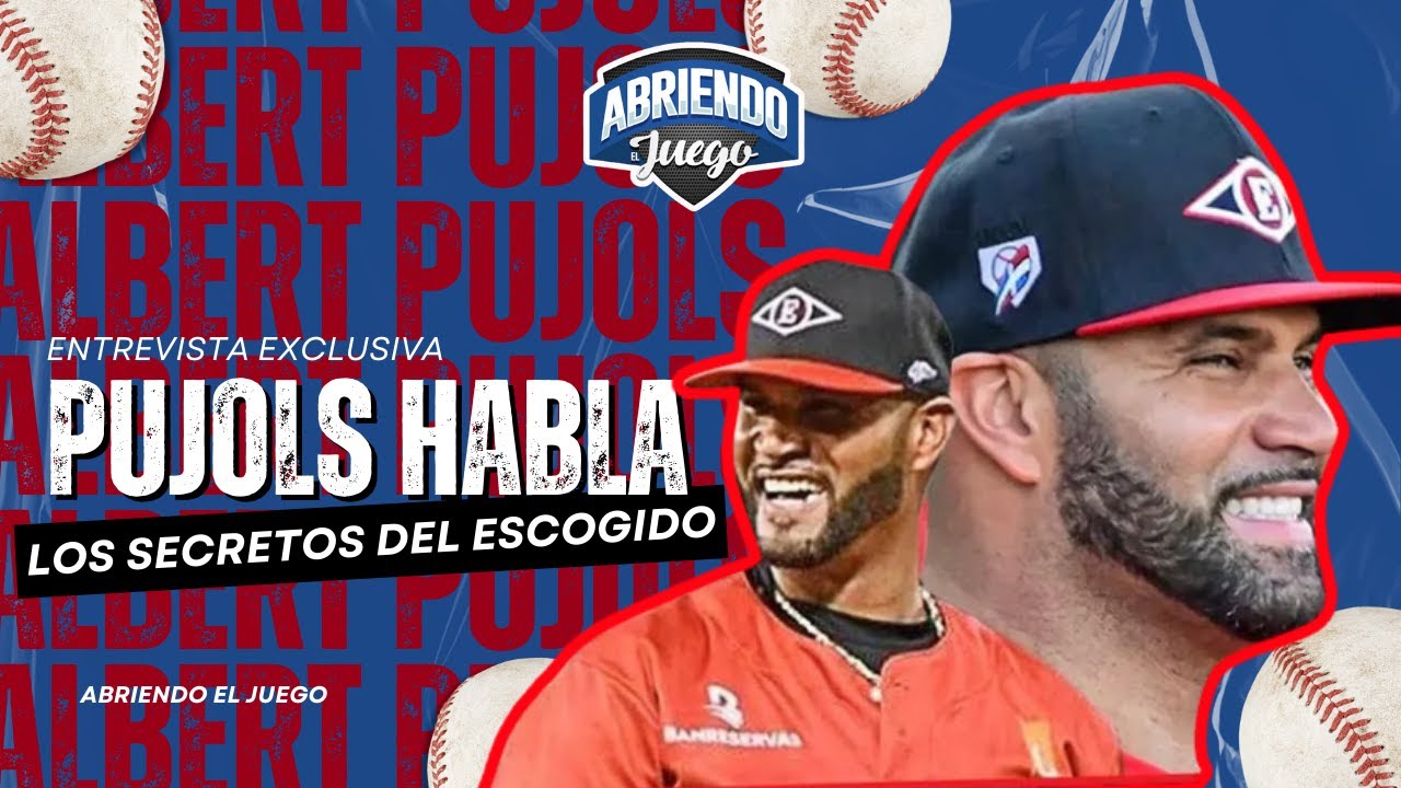 "Exclusiva con Albert Pujols: ‘¡El Escogido no Gana Desde 2016, Estamos ...