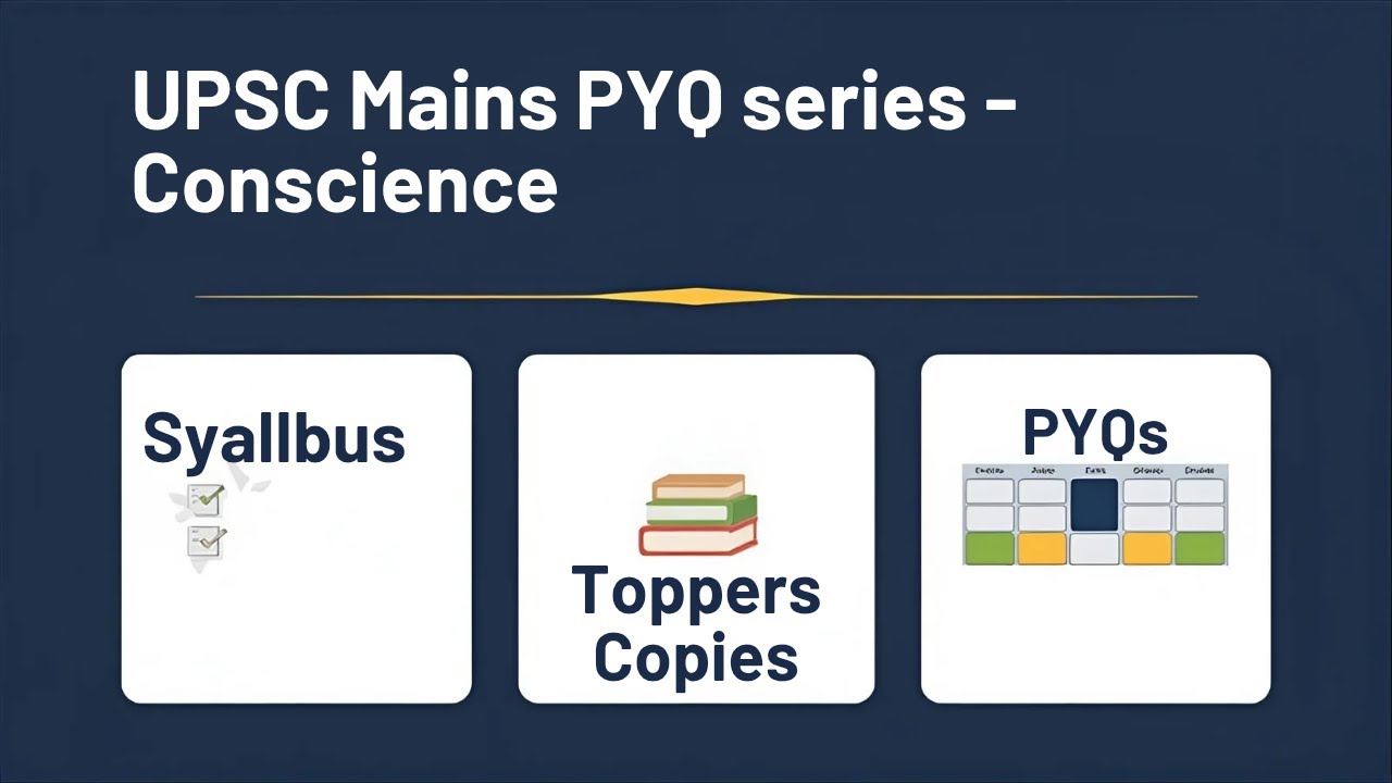Day 39 of UPSC CSE Mains PYQ series - Conscience - YouTube