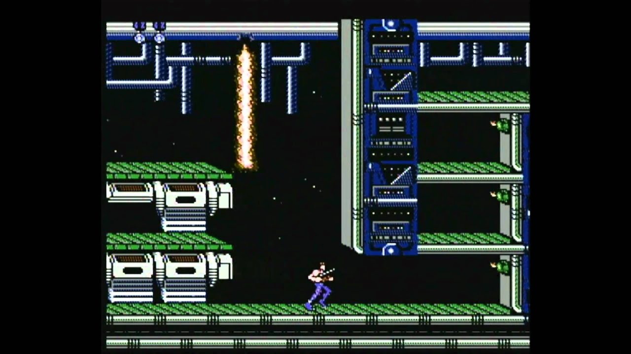 CGR Gameplay - CONTRA (NES) Level 6: Energy Zone - YouTube