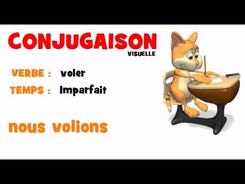 FRENCH VERB = voler = Imparfait - YouTube