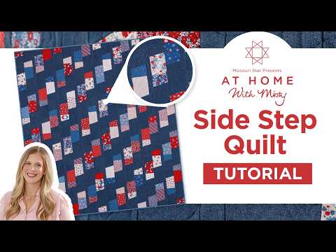Red, White, Blue Quilt Pattern | Side Step Quilt - At Home With Misty