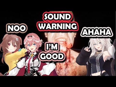 [Inugami Korone] When Korone & Lui Trying To Scared Botan But She Just ...