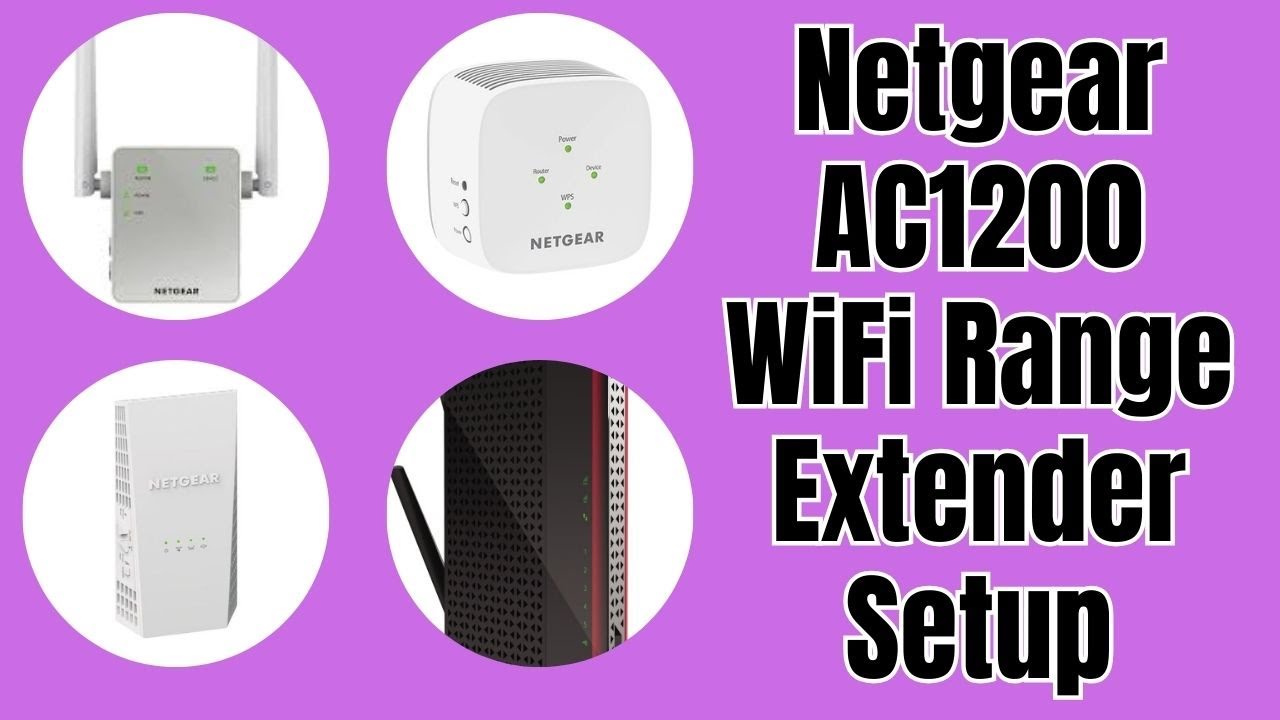 Netgear AC1200 WiFi Range Extender Setup - WPS and Web GUI - YouTube