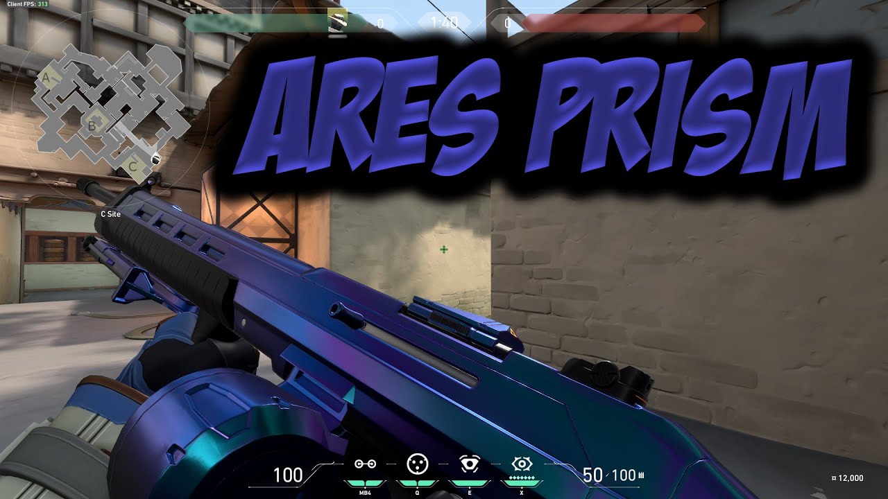 PRISM ARES SKIN GAMEPLAY (VALORANT) - VALORANT - YouTube
