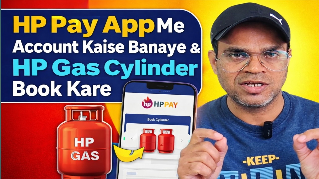 How to Register HP Pay App & Book HP Gas Cylinder Online (Complete ...