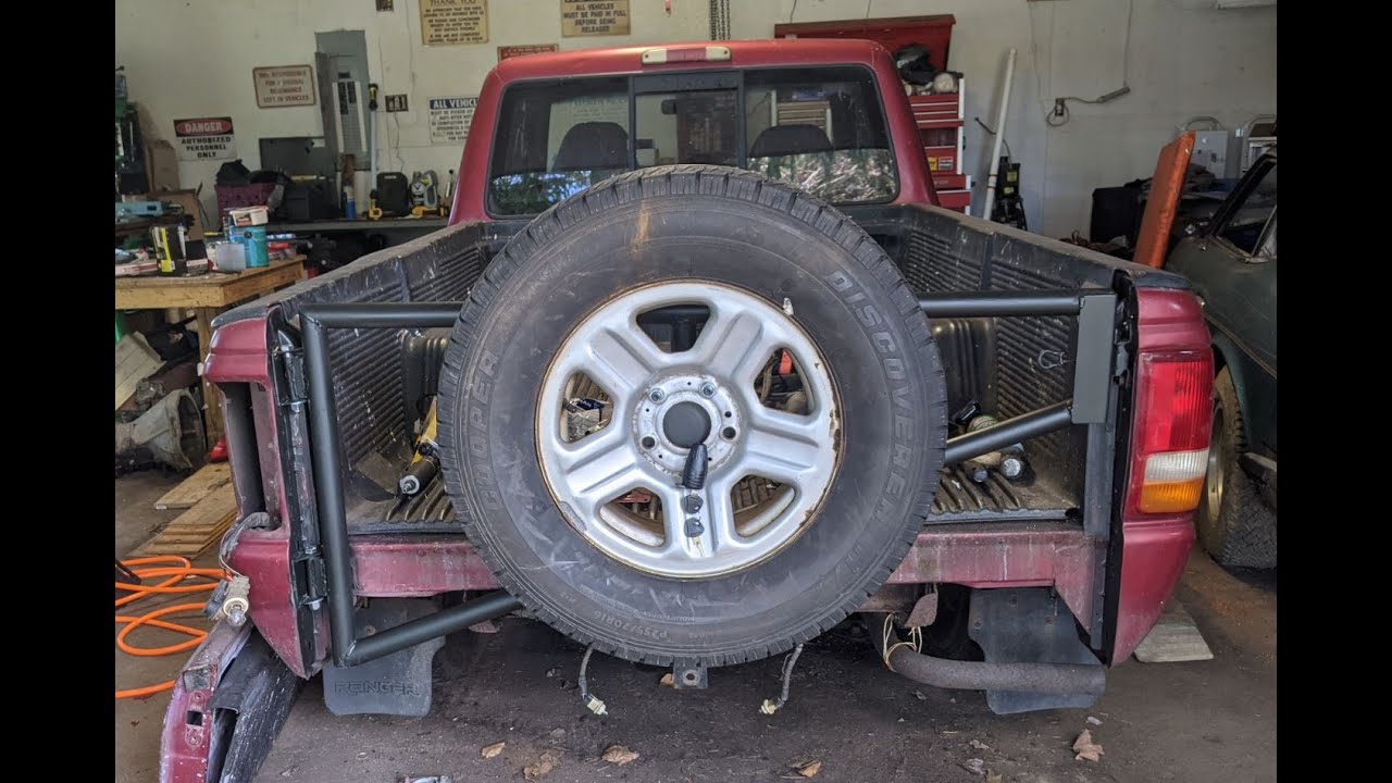 TBB S2E10: Making a Spare Tire Carrier for our PreRunner Ranger Willy ...