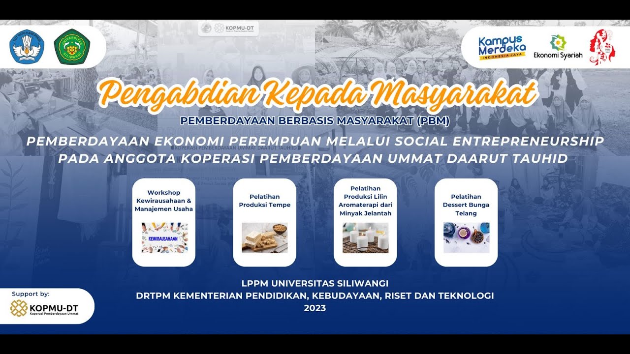 Pemberdayaan Berbasis Masyarakat: Social Entrepreneurship | DRTPM ...