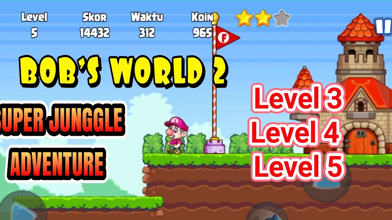Bob's world 2 Super Jungle Adventure gameplay part 1 - YouTube