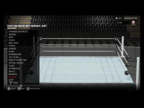 WWE 2K19 Cesaro Updated Moveset - YouTube