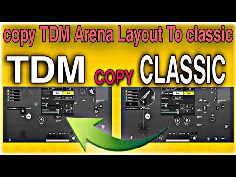 How To Copy TDM or Arena Layout in Classic in PUBG Mobile Copy TDM ...