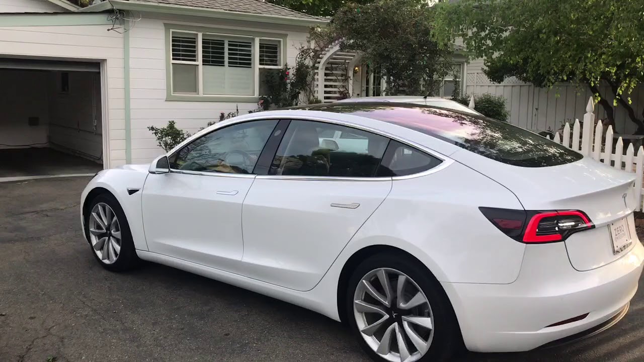 Tesla 3 Sample how quiet and Quick drive. Love Tesla 3 - YouTube