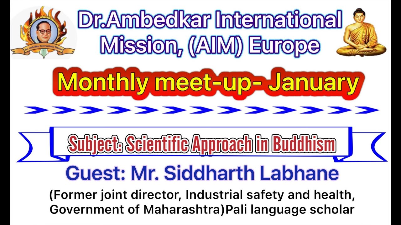 Lecture on "Scientific Approach in Buddhism" delivered by Mr. Siddharth ...