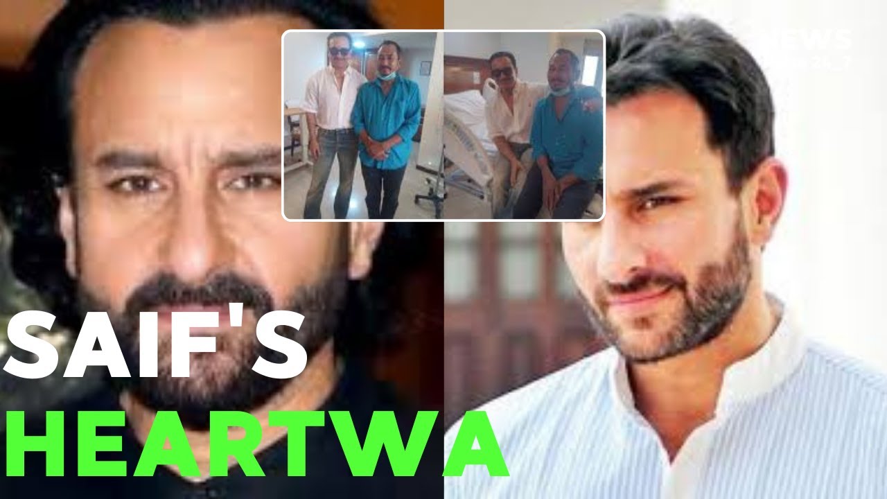 Saif Ali Khan Hugs Auto Driver Who Rushed Him to Hospital After Attack ...