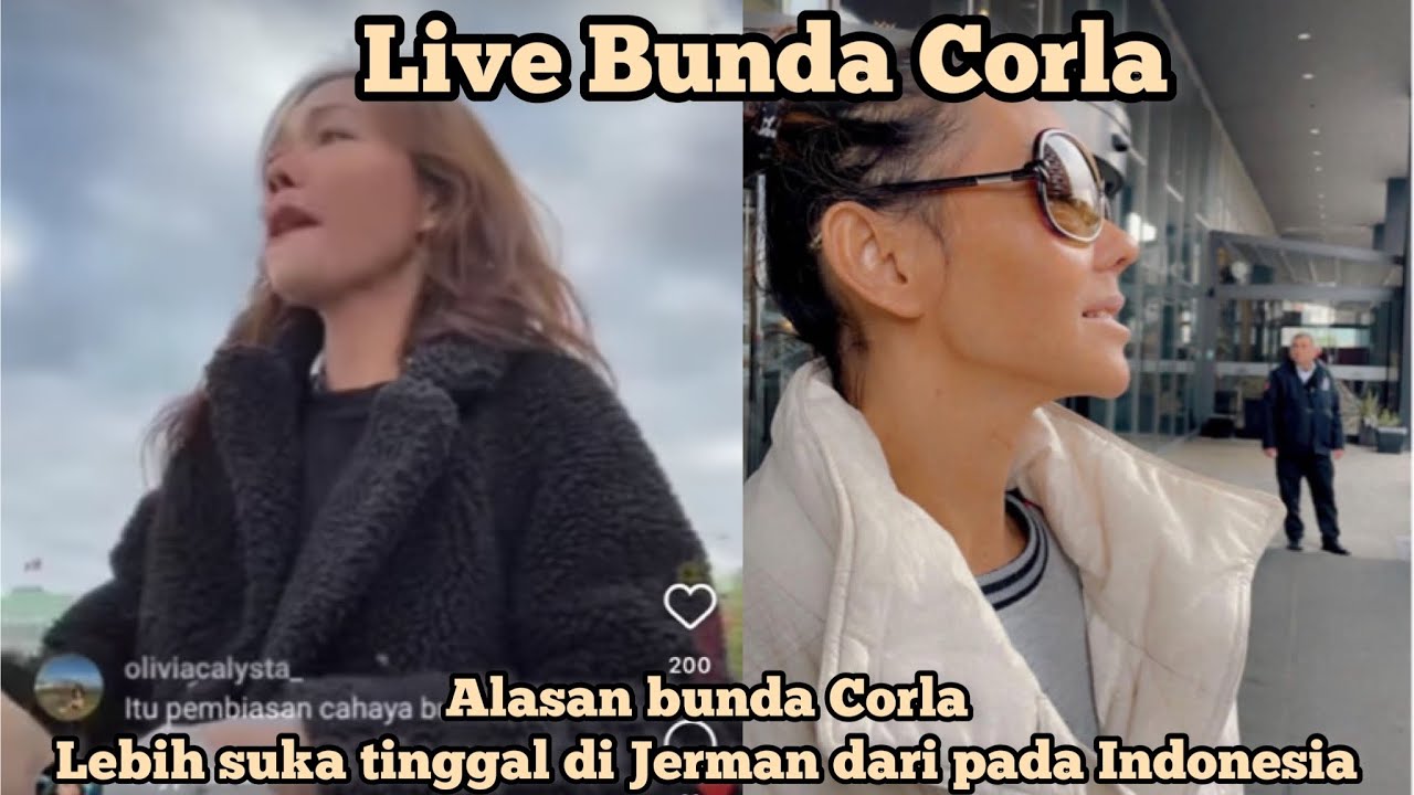 LIVE TERBARU! ALASAN BUNDA CORLA LEBIH SUKA TINGGAL DI JERMAN DARI PADA INDONESIA! - YouTube