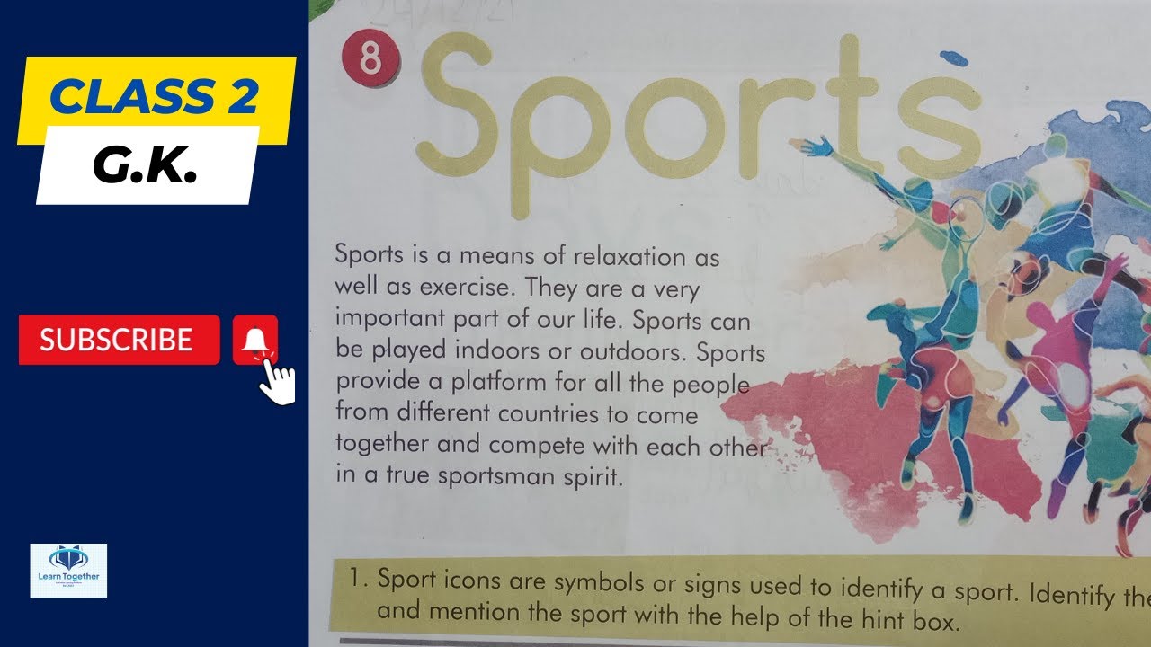 GK || Class 2 || Chapter 8 || Sports - YouTube