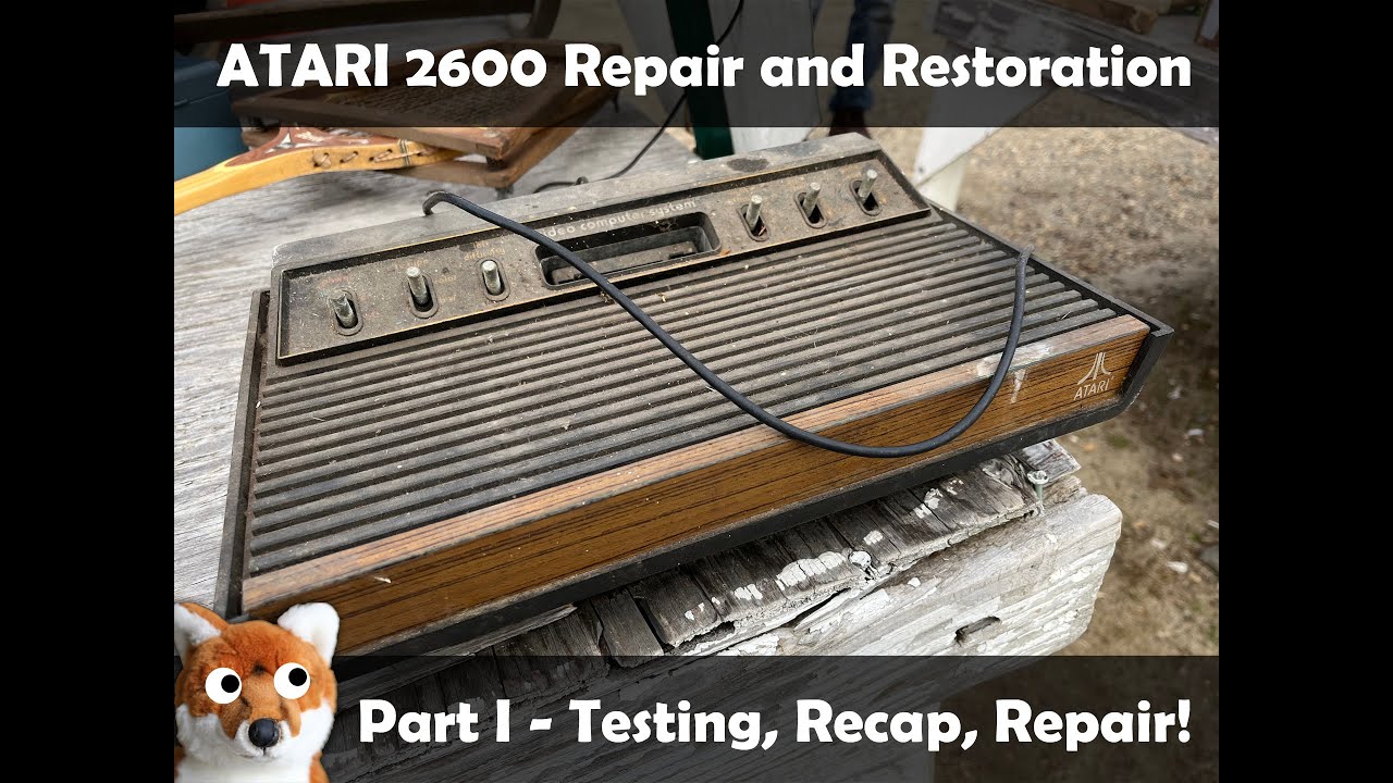 Flea market find Atari 2600 - Repair and Restoration - Part 1 - YouTube
