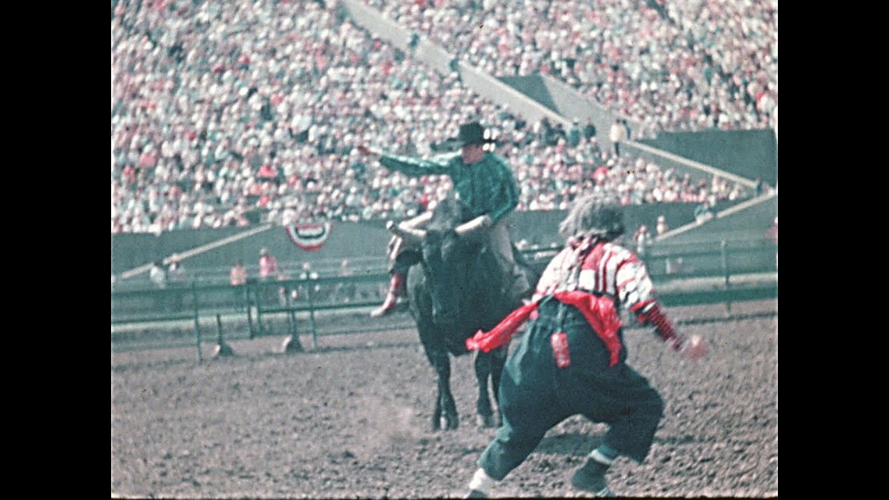 Rodeo Clown and Bull Fighter -- its life and dangers -- it's Larry ...