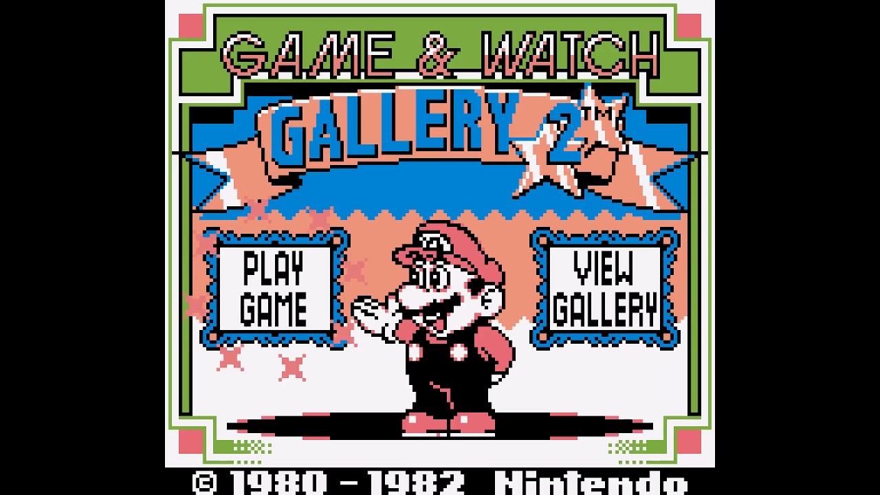Game & Watch Gallery 2 [USA & Europe] Game Boy Color - YouTube