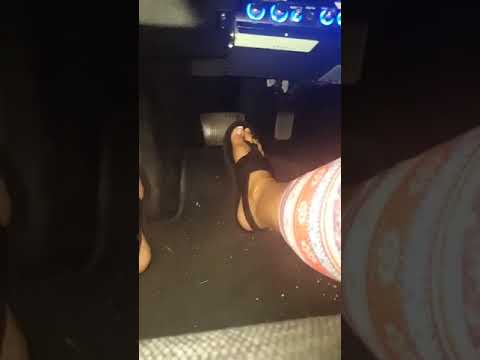 pedal pumping pedal pro Flooring it in sling back soft sandals (One of my favorite pairs 😉