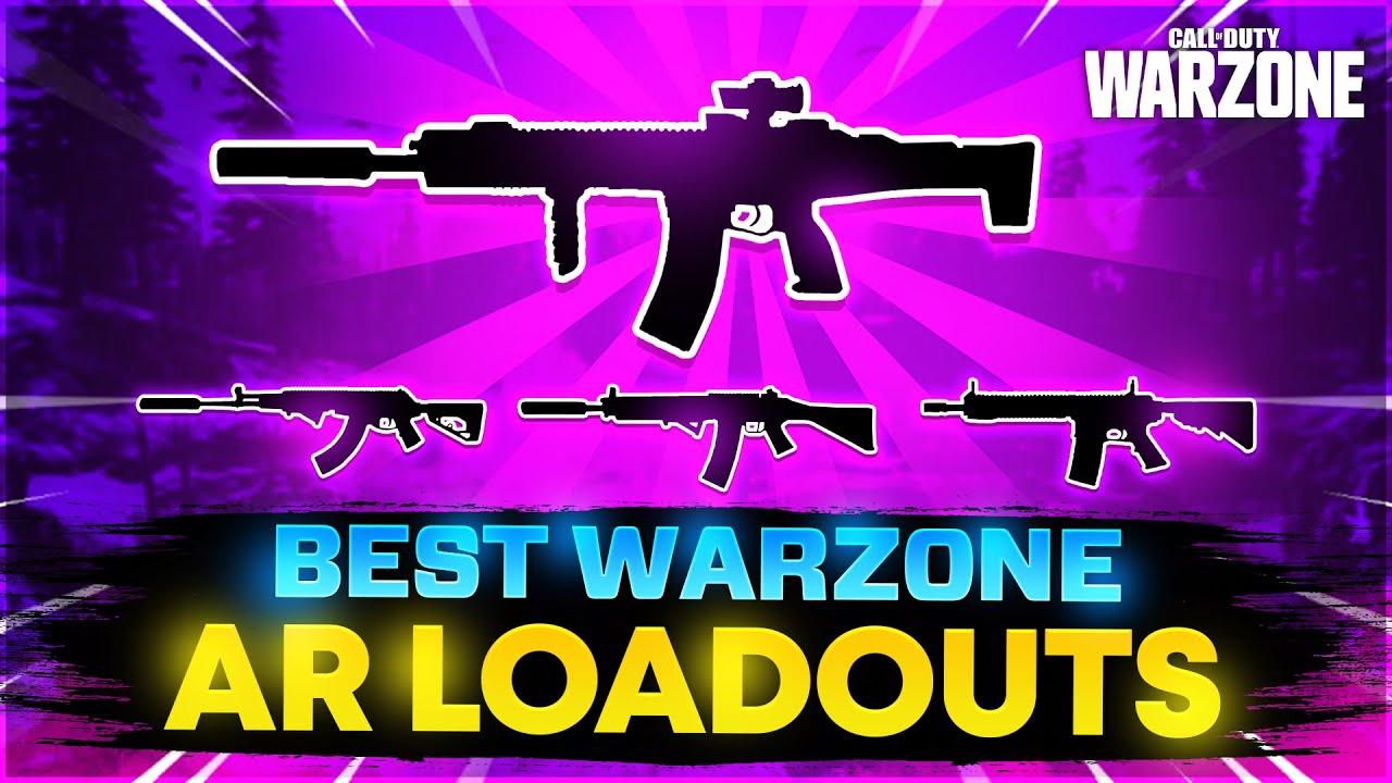 WARZONE BEST AR LOADOUTS (Warzone Best Classes: AR EDITION) - YouTube