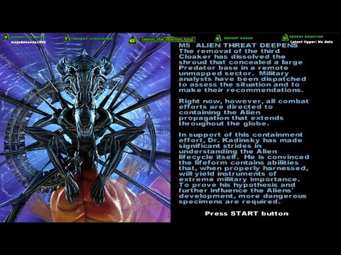 ALIEN VERSUS PREDATOR EXTINCTION (PS2) - COLONIAL MARINES CAMPAIGN ...