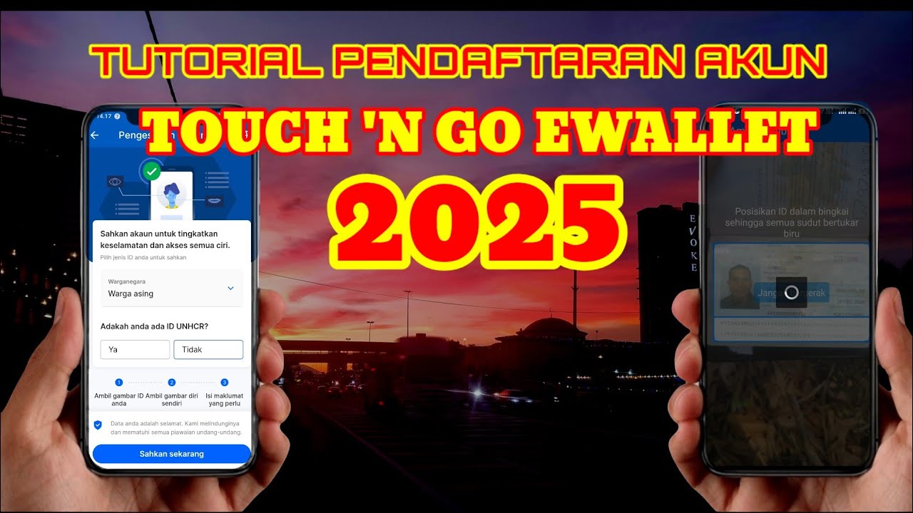 TUTORIAL LENGKAP DAFTAR TOUCH 'N GO EWALLET TERBARU 2025 #touchngoewallet #tngewallet - YouTube