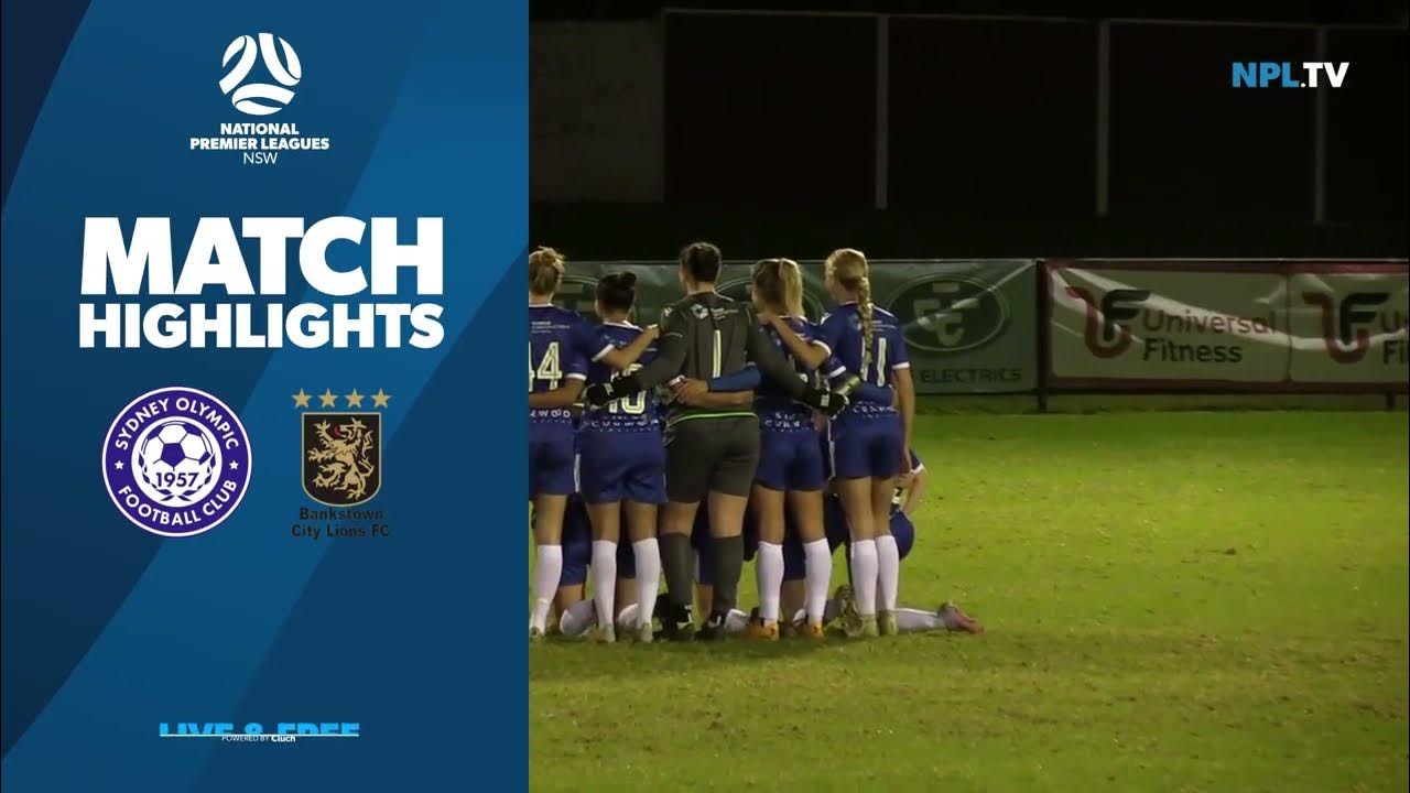 NPL NSW Women's Round 8 Highlights – Sydney Olympic v Bankstown City - YouTube