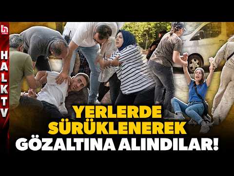 ÖĞRETMENLERE POLİS İŞKENCESİ! Yerlerde sürükleyerek ters kelepçe taktılar! Yüz karası görüntüler!