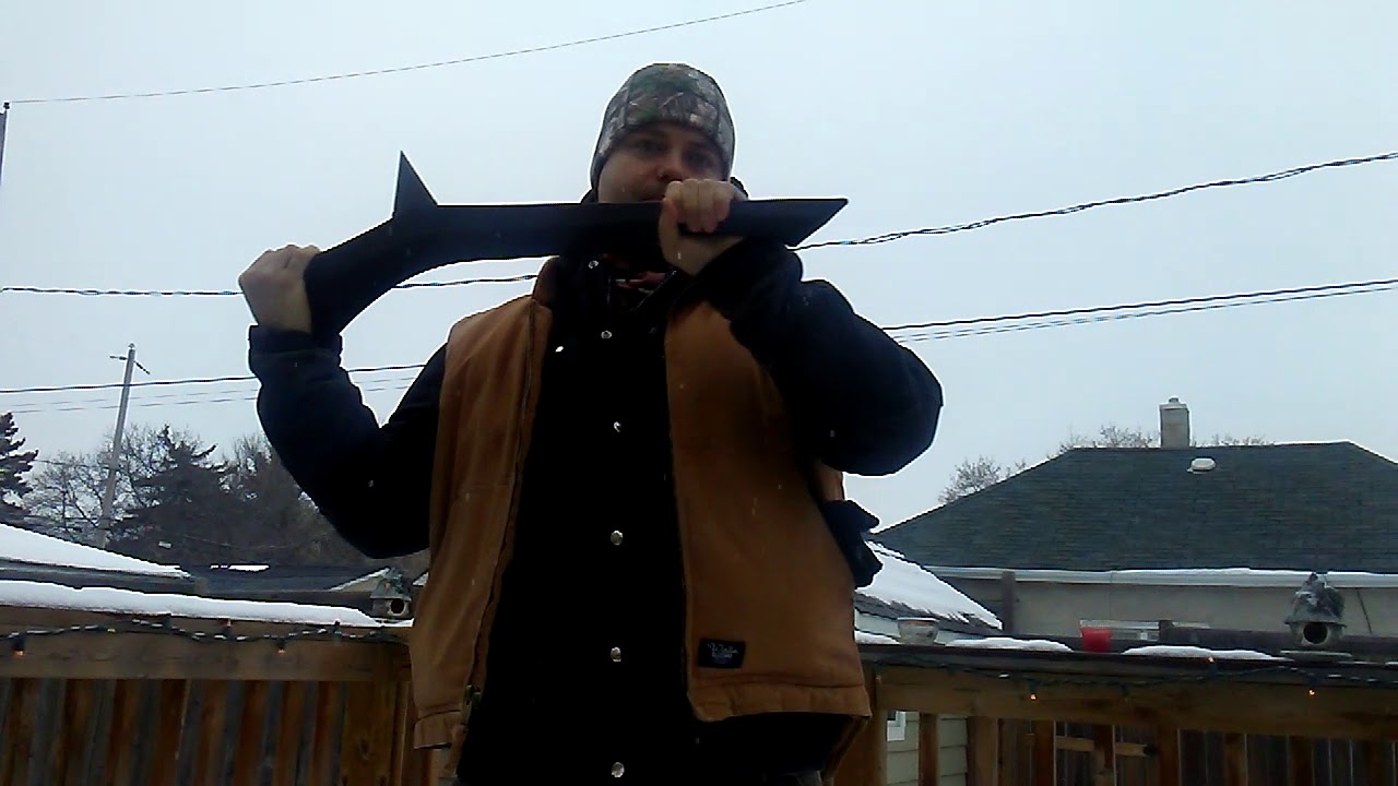 Cold Steel gun stock club review - YouTube