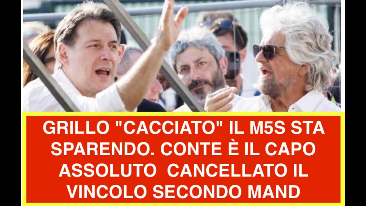 GRILLO "CACCIATO" IL M5S STA SPARENDO. CONTE È IL CAPO ASSOLUTO ...