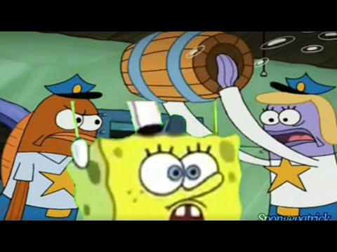 police hits SpongeBob - YouTube