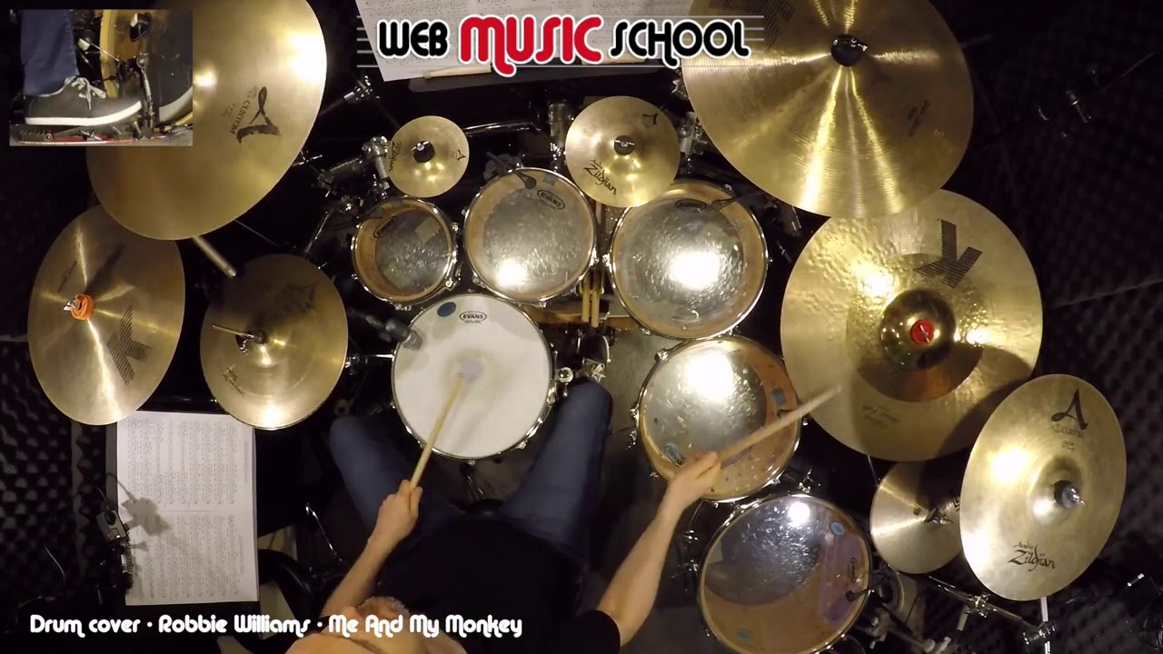 Robbie Williams Me And My Monkey DRUM COVER - YouTube
