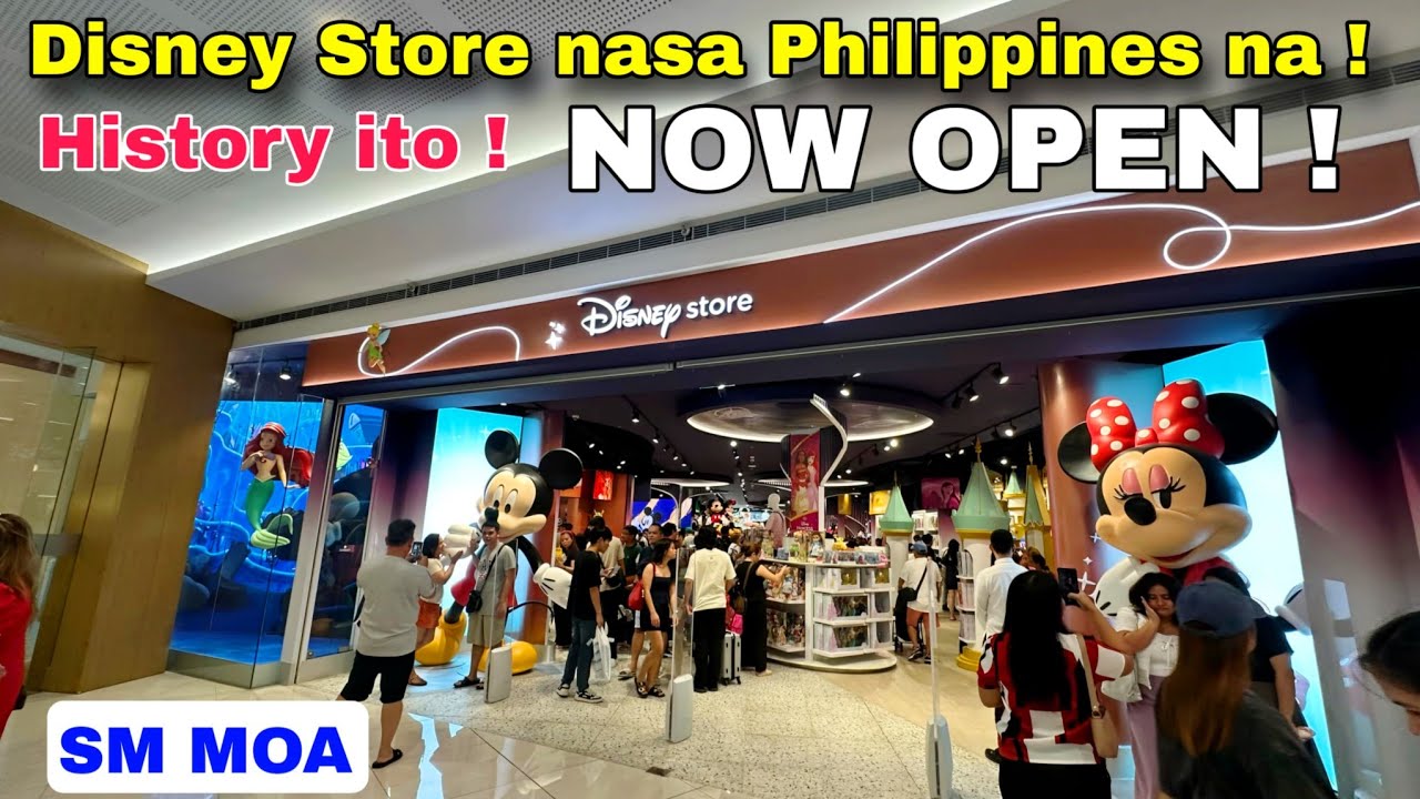 Now Open ! Disney Store is now in the Philippines ! First sa Southeast ...