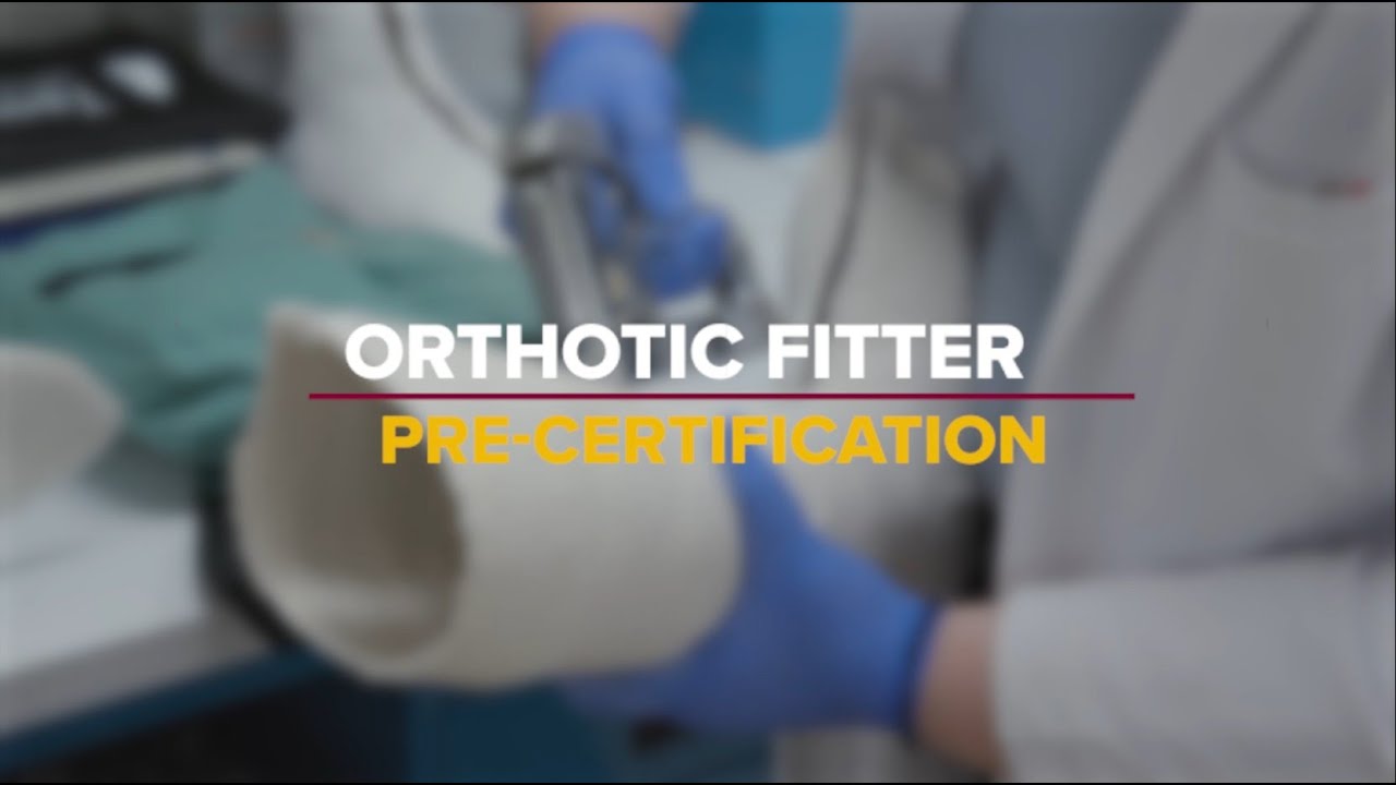 Orthotic Fitter Pre-Certificate Program | CSUDH Continuing Ed - YouTube