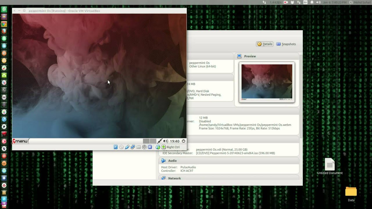 How to install Linux Peppermint OS in VirtualBox in Ubuntu (host) - YouTube