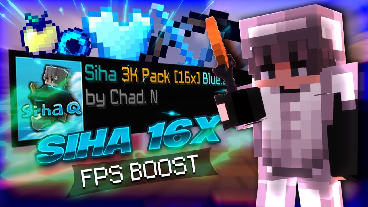 SIHA 3K SUBSCRIBE PACK - RESOURCE PACK PVP 1.8.9 BOOST FPS - YouTube