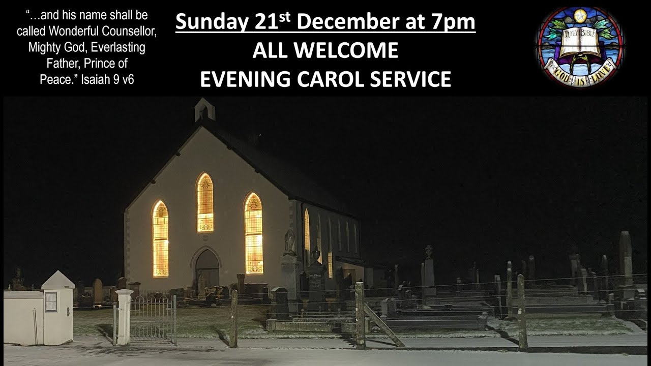 21-12-25 Killymurris Evening Worship 7pm - Rev R.J. Watt - YouTube