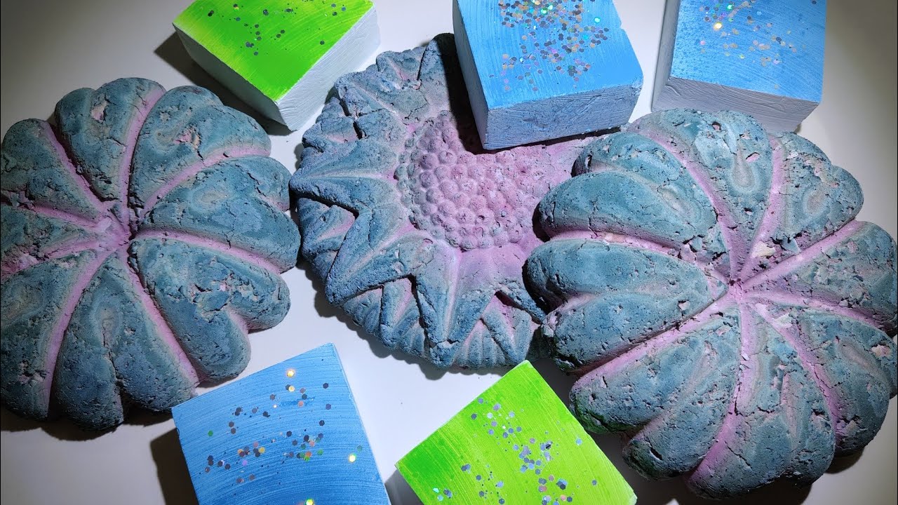 Fresh chalk and reform chalk丨喷漆晕染粉笔 - YouTube