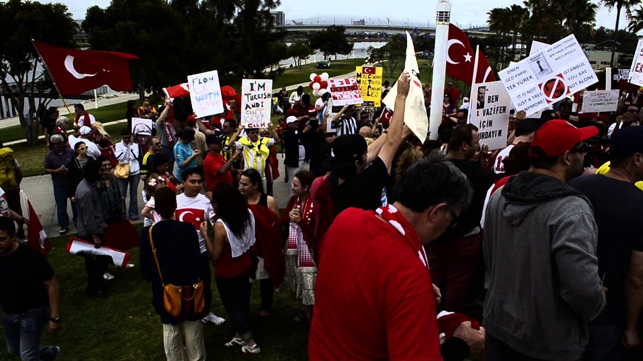 Los Angeles Gezi Parkı Protestolar 10. Gün - Türk'e Durmak Yaraşmaz ...