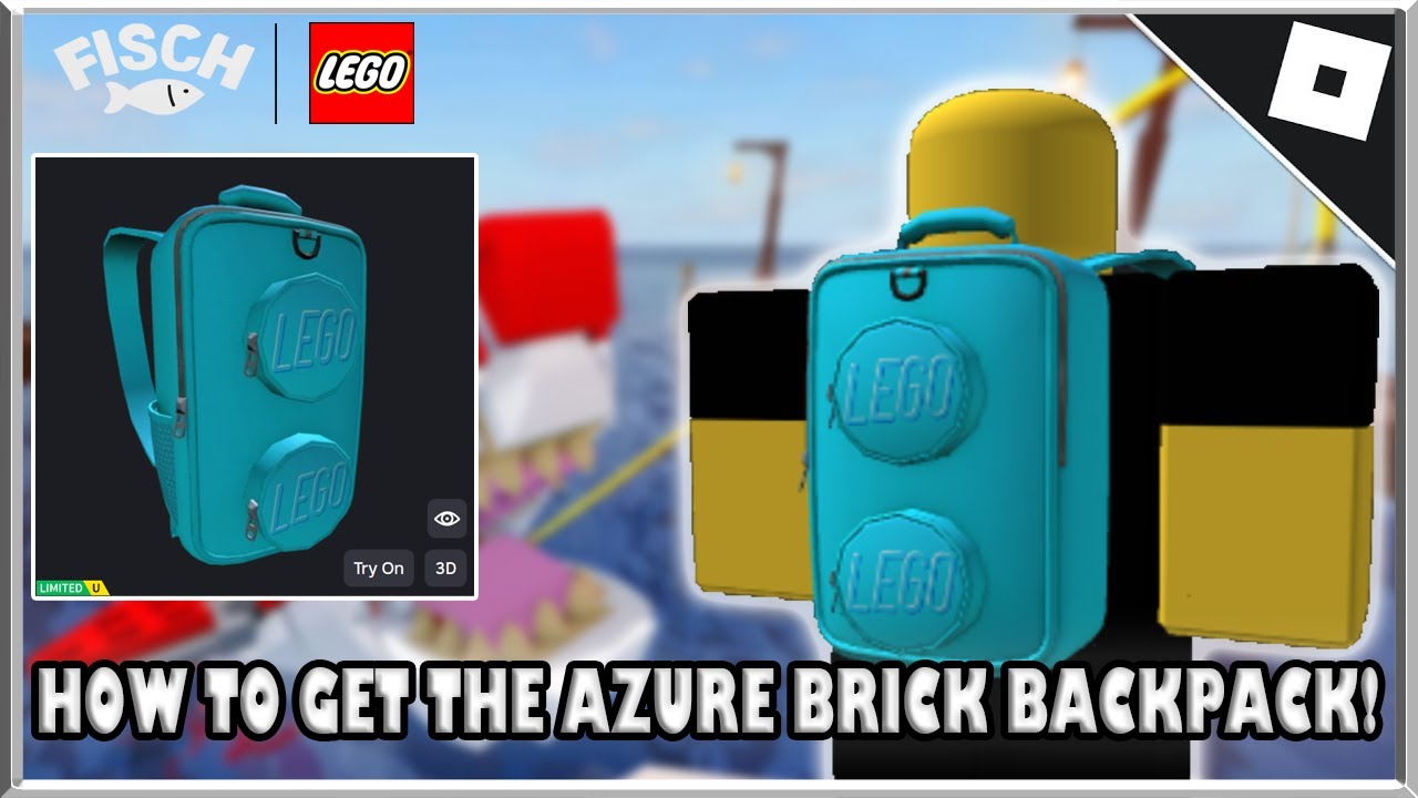Roblox | How to Get the Azure Brick Backpack UGC in Fisch (BEST METHOD ...