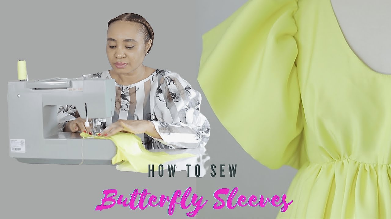 How to Create Butterfly Sleeves Easily! - YouTube
