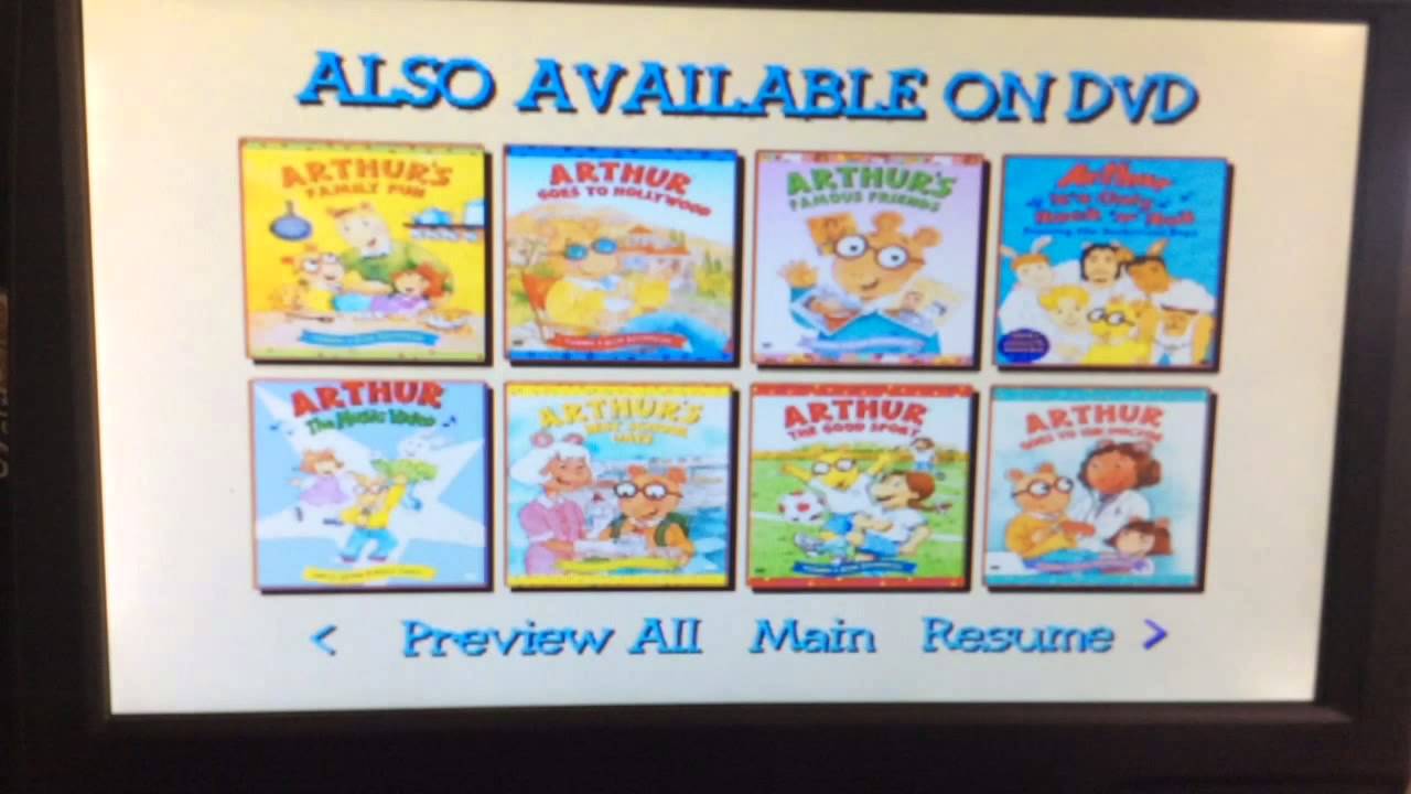 Arthur: Arthur Cracks The Case DVD Walkhrough 2003 - YouTube