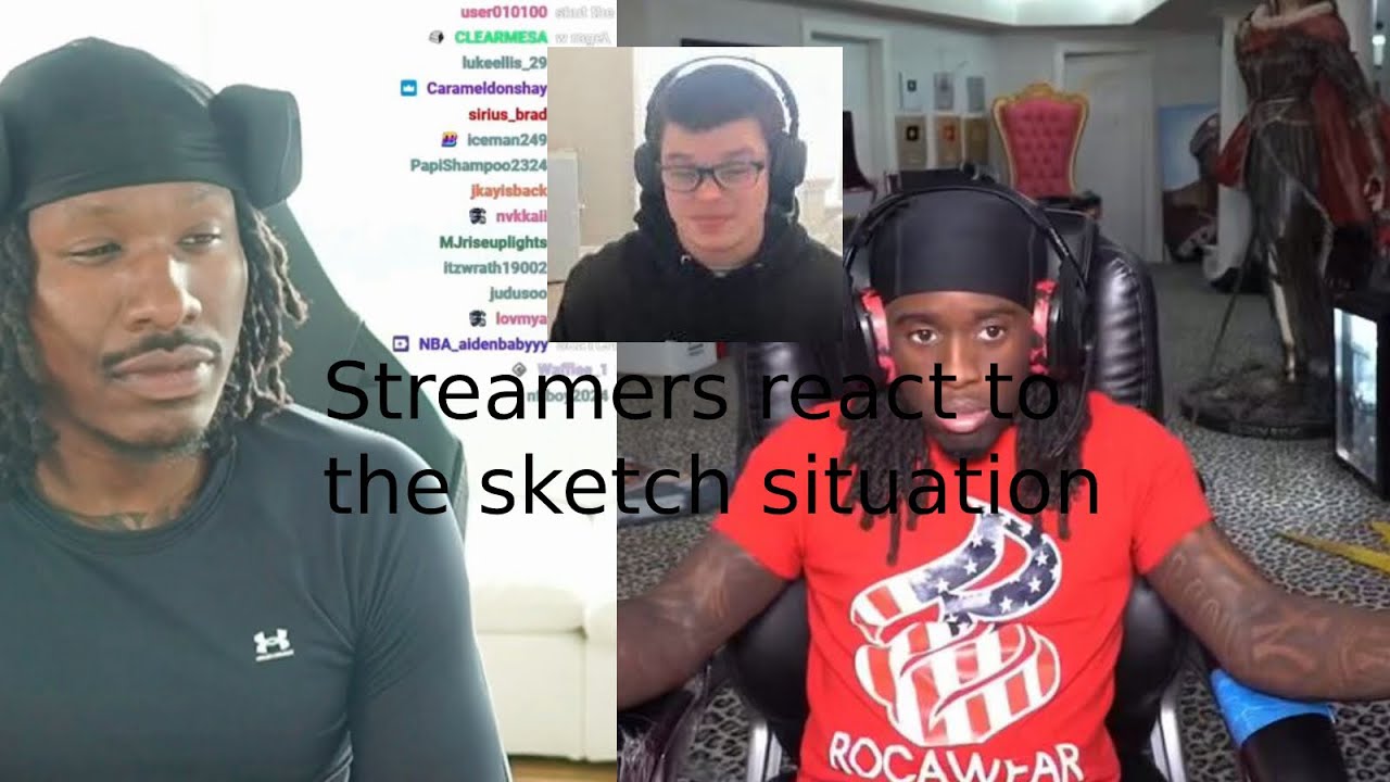 Streamers React To The Sketch Situation - YouTube
