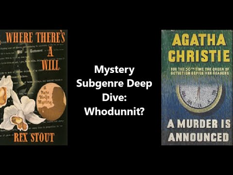 Mystery Subgenre Deep Dive: Whodunnit? - YouTube