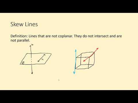 Geometry Skill 3 1 Parallel, Perpendicual, & Skew - YouTube