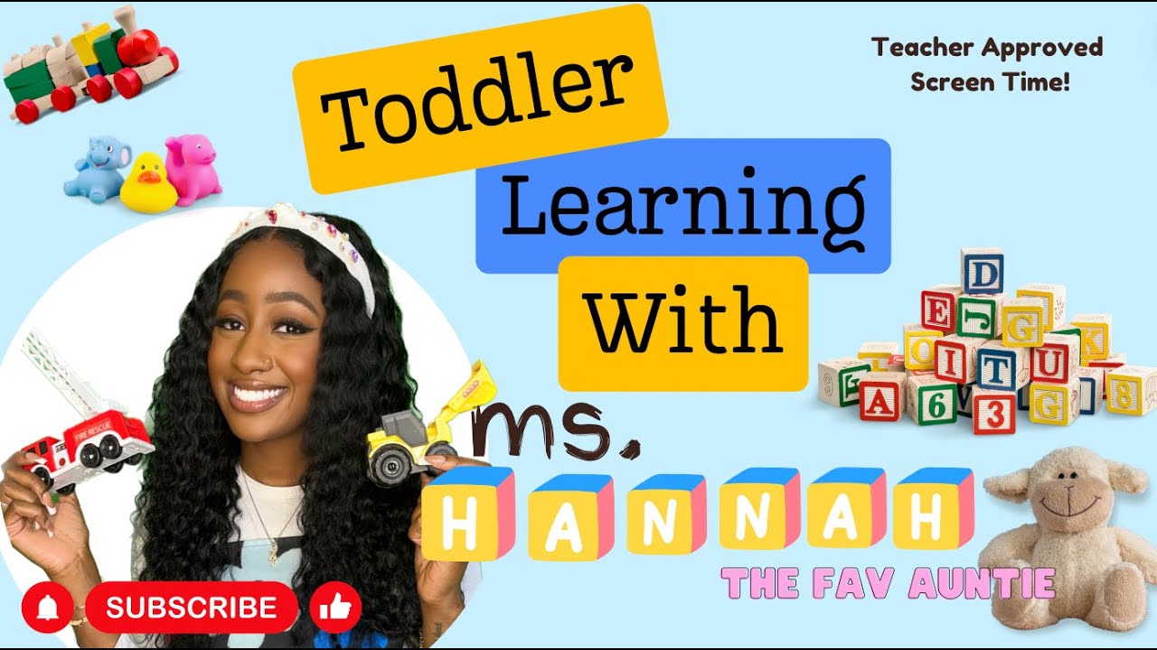 Toddler Circle Time with Ms Hannah-Learning Video for Toddlers-Nursery ...