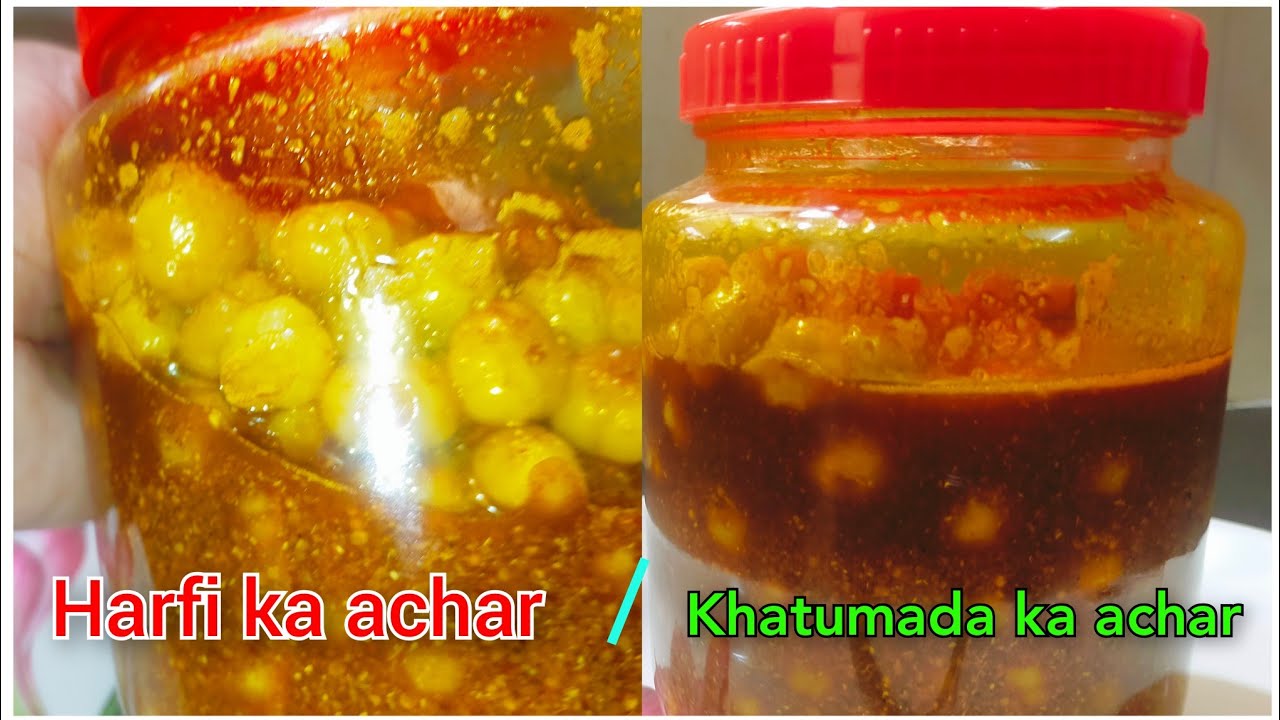 Harfi or Khatumada ka Achar | Star Gooseberry Pickle| Mini Amla Pickle ...