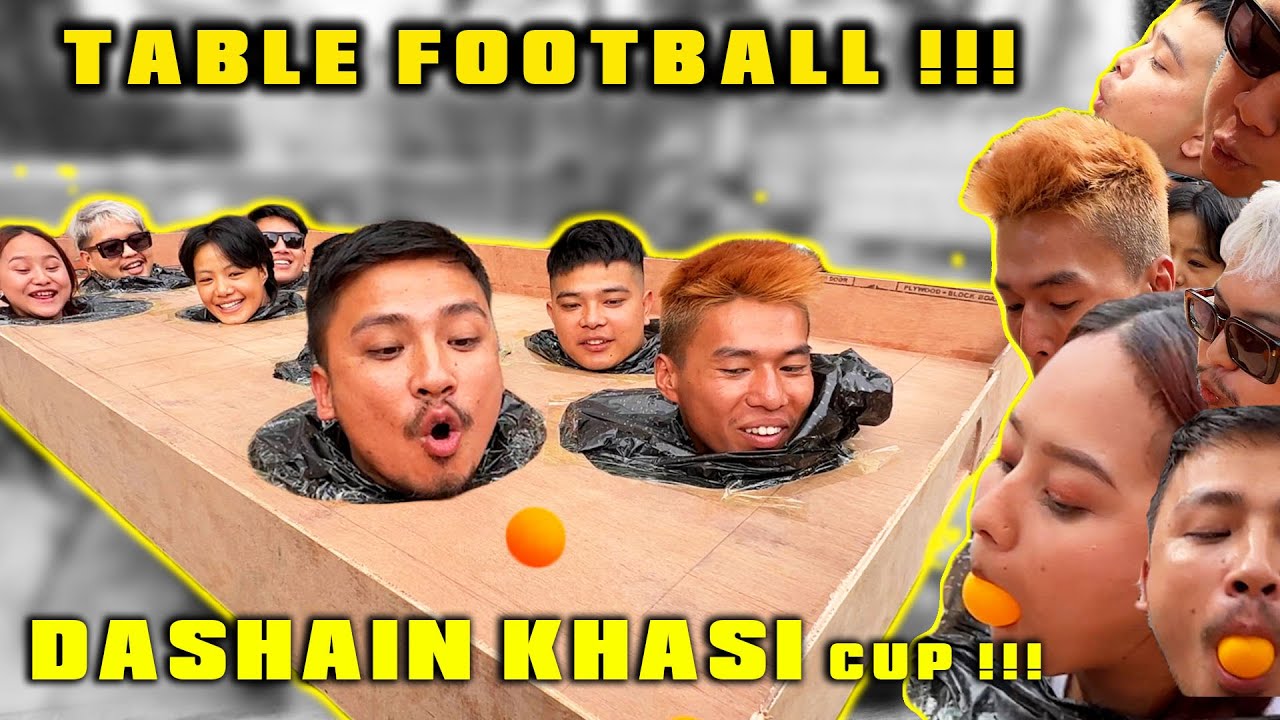 TABLE BLOW FOOTBALL !! DASHAIN KHASI CUP !FT @prativaxmuskan ...