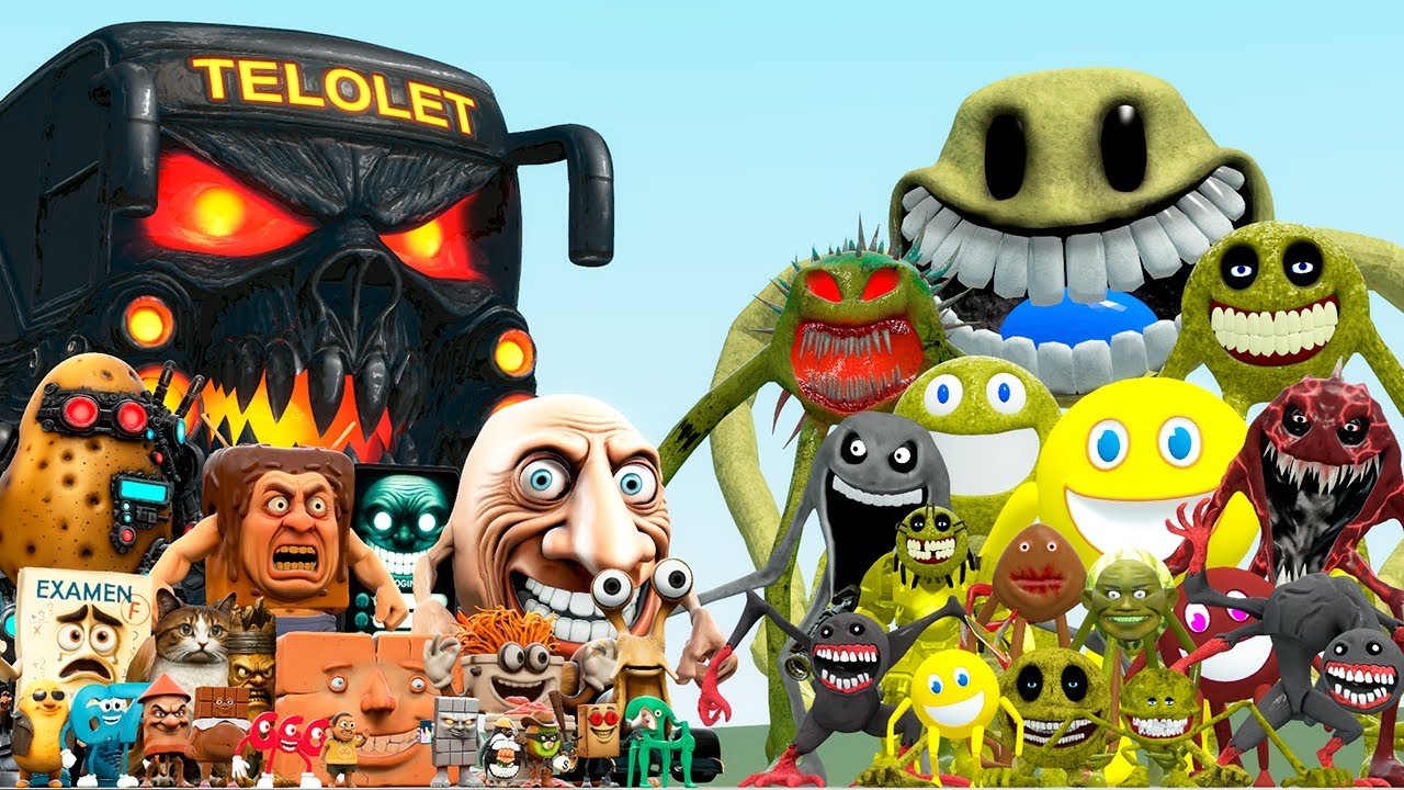 ALL TET TET TELOLET BUS BRAINROT MEMES VS WYST ROBLOX INNYUME SMILEY ...